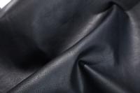 China Black Solid Breathable PU Leather , 137cm Waterproof PU Leather for sale