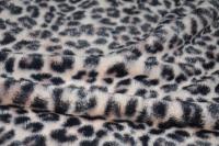 China 100% Polyester Leopard Print Fabric 310gsm 150CM Width for sale