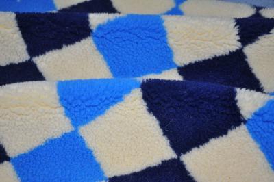 Cina Faux 100% del tessuto di Sherpa del poliestere del jacquard 150cm 535gsm regolabile in vendita