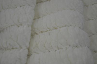 Cina Pelliccia d'imitazione impressa 150cm del coniglio di Brown artificiale in vendita