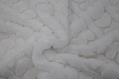 Cina Poliestere artificiale solido del tessuto del Faux della pelliccia 150cm del coniglio di Brown in vendita