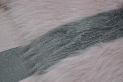 China Color clashing plush fabric 150cm Long Hair Fake Fur，Bring unparalleled touch and comfort for sale