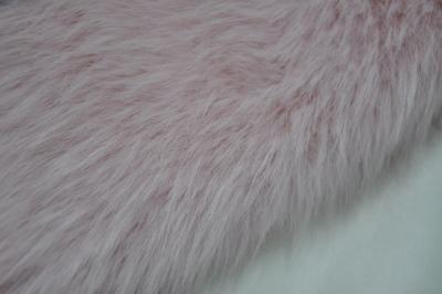 Cina Il colore che si scontra la pelliccia lunga di falsificazione dei capelli del tessuto 150cm della peluche, porta il tocco e la comodità ineguagliabili in vendita