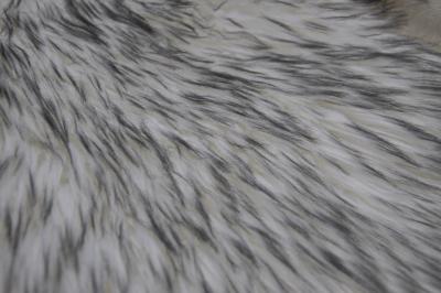 Cina Jacquard lungo 100%AC del tessuto della pelliccia dei capelli o misto con il mackintosh in vendita