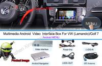China 9-12V Android Car Interface Multimedia Navigation System For NMC Lamando Golf 7 for sale