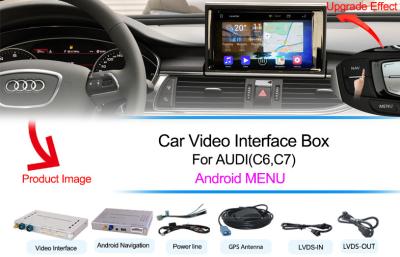 China AUDI Navigation Systems Support WIFI / Google MAP Android 4.4 for sale