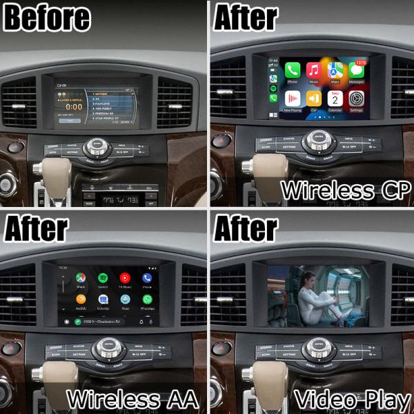 Drahtlose Carplay Android Auto-Schnittstelle für Nissan Quest E52 RE52 IT08 08IT von Lsailt