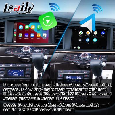 中国 日産・エルグランドの探求E52 IT06の無線carplay人間の特徴をもつ自動容量性タッチ画面の改善 販売のため