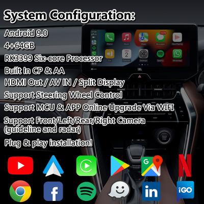 China Lsailt 64GB Android Video Interface for Toyota Harrier Hybrid 2020-2023 With Radio Module for sale