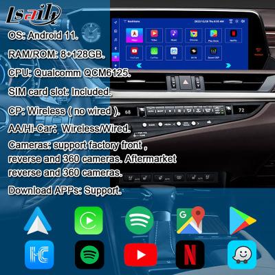 China Lsailt Android CarPlay Interface for Lexus ES GS NX LX RX LS IS 2013-2021 With YouTube, NetFlix, Head Rest Screen for sale
