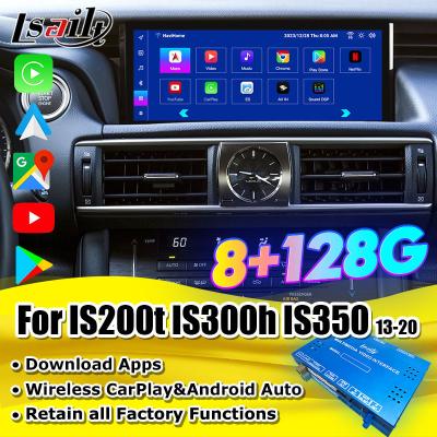 China Lsailt 8+128G Qualcomm Android Interface for Lexus IS300H IS200t 2013-2021 With YouTube, NetFlix, Google Play for sale