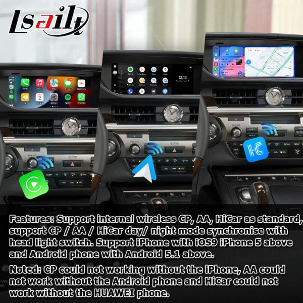 ES300h ES250 ES350 Lexus Android Bildschirm-Upgrade Carplay Android Auto Dash Cam 10,25
