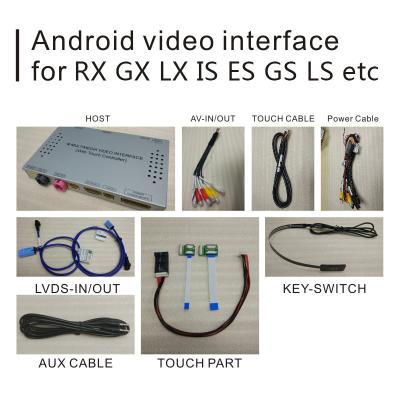 China Lexus GS300 GS430 2005-2009 Car Navigation Box , mirror link video interface rear view for sale
