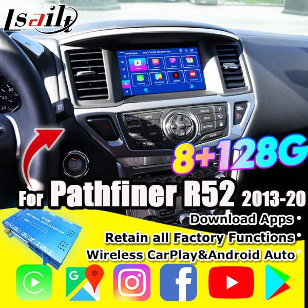 Nissan Multimedia Interface 8G Android 13 Infotainment Interface for Pathfinder R52 2013-2020 Armada Patrol with CarPlay