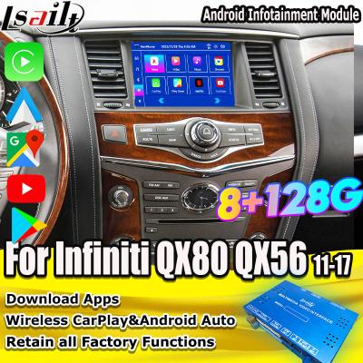 China 8G Android Infotainment Module para Infiniti QX80 QX56 Nissan Patrol 20100-2021 Interface sem fio CarPlay, YouTube à venda