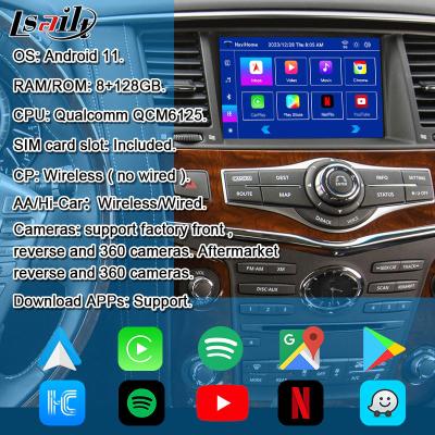 China 8G Android Infotainment Module para Infiniti QX80 QX56 Nissan Patrol 20100-2021 Interface sem fio CarPlay, YouTube à venda