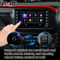 China Toyota Hilux Android 13 multimedia video interface wireless carplay android auto touch 3 for sale