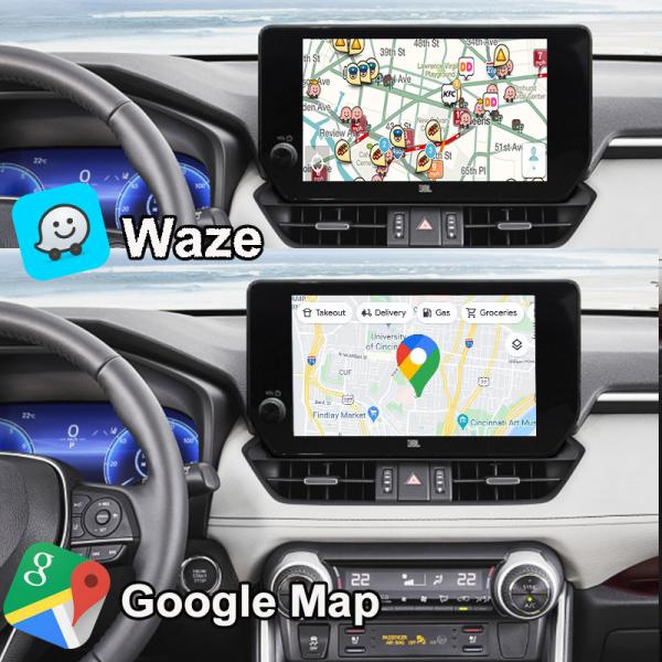 Android 13 Interfaz de infoentretenimiento Android para Toyota RAV-4 2023-Crown, Alphard, Harrier Actualización de pantalla OEM con sistema multimedia Android, YouTube