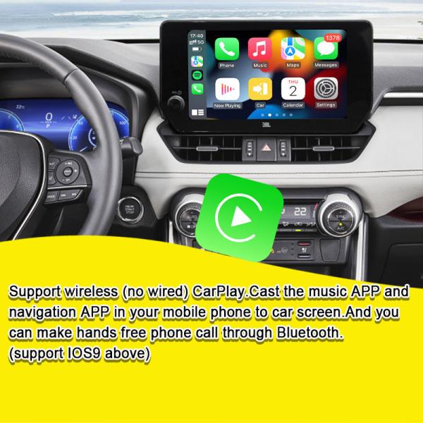 Android 13 Interfaz de infoentretenimiento Android para Toyota RAV-4 2023-Crown, Alphard, Harrier Actualización de pantalla OEM con sistema multimedia Android, YouTube