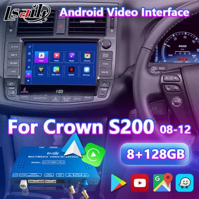 Διασύνδεση βίντεο πολυμέσων Android Lsailt για Toyota Crown S200 GWS204 GRS204 URS204 UZS207 Athlete Majesta 2008-2012