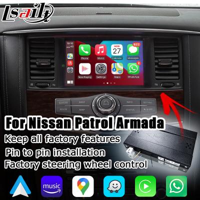 Interfaccia automatica 2011-2017 di Nissan Patrol Armada Y62 Android video Carplay senza fili