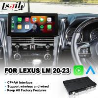 China Lsailt Wireless Android Auto Carplay Interface for 2020-2023 Lexus LM 350 LM300h LM350 for sale
