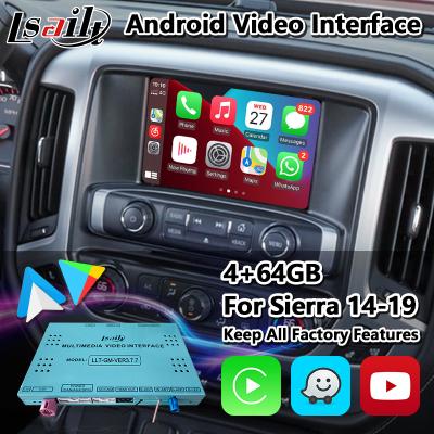 China Lsailt Android Multimedia Video Interface for 2014-2019 GMC Sierra 1500 2500 3500 Intellilink System with Carplay for sale
