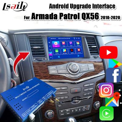 China Android 13 Multimedia Module for Armada Patrol Y62 Quest OEM Screen Upgrade with Wireless CarPlay,YouTube, Google Map for sale