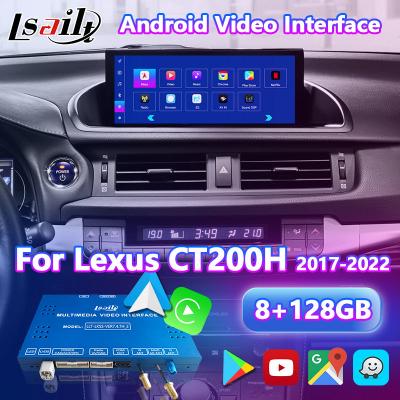 China Lsailt Android Navigation Video Interface for Lexus CT 200h FSport 2017-2022 for sale