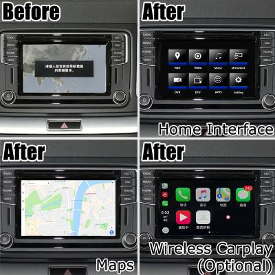 China Real Time Offline GPS Navigation System 1.2 GHz Quad / Hexa Core For Volkswagen Sharan for sale