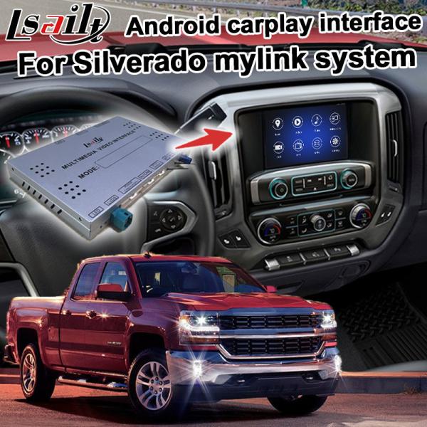 Caja de la navegación de Android 9,0 para el interfaz video de Chevrolet Silverado con el vínculo video del espejo de WiFi del Rearview