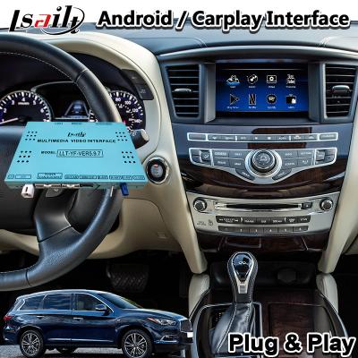 China Caixa video da navegação de GPS do carro da relação dos multimédios de Infiniti QX60 Android Carplay à venda