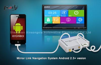 China Car Smartphone Mirror Link Navigation Box with Mute Dedicated Line / Touch Screen for sale