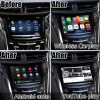 China Wireless carplay android auto Android 9.0 navigation box for Cadillac CTS video interface box for sale