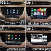 China GPS wireless carplay Android auto navigation box video interface for Cadillac XT5 video for sale