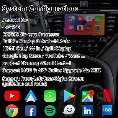 Cina Interfaccia Lsailt Android Carplay per Toyota Camry XV70 Pioneer 2017- Presente in vendita