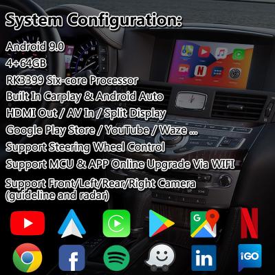 China Lsailt Carplay Android Multimedia Interface für Infiniti M37S M37 M35 M45 mit NetFlix Yandex zu verkaufen
