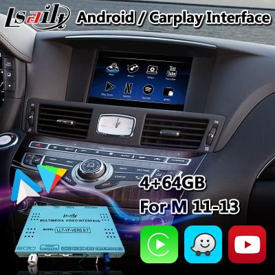 China Interface multimídia Lsailt Carplay Android para Infiniti M37S M37 M35 M45 com NetFlix Yandex à venda