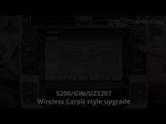 Toyota Crown GRS204 URS206 UZS207 S200 Android draadloos Carplay Android Auto 8+128GB aangedreven door Qualcomm