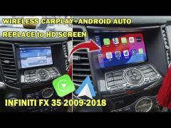Lsailt 8G Android Multimédia Interface para Infiniti QX70 FX35 FX37 2008-2017 Integrado CarPlay sem fio, Android Auto