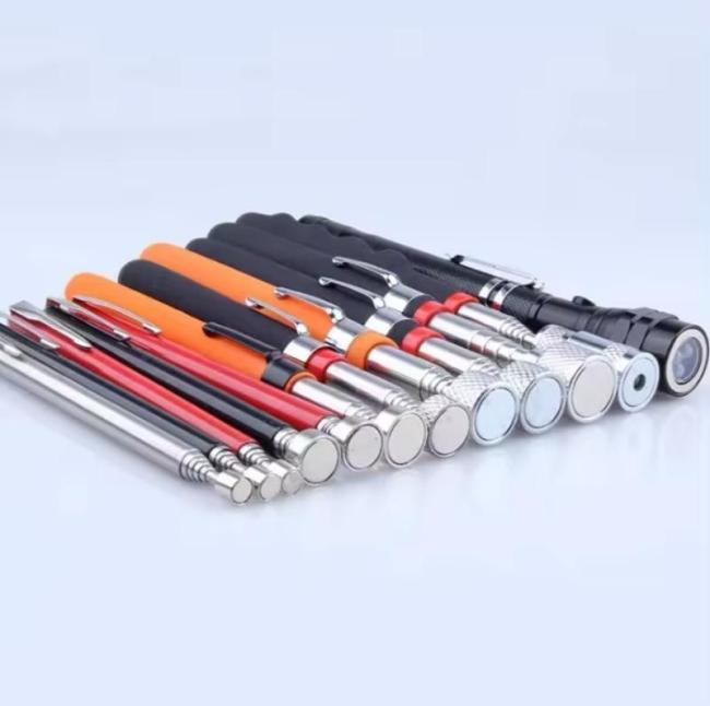 Magnetic Telescopic Pick-up Tool LED Light Strong Magnet Long Reach Stretchable