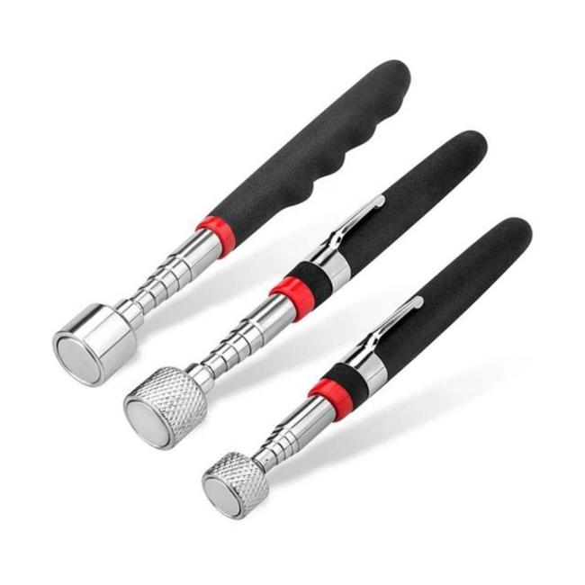 Portable Telescopic Magnetic Flexible Pick up Tool Adjustable Extending Rod Stick Powerful Magnet Pen