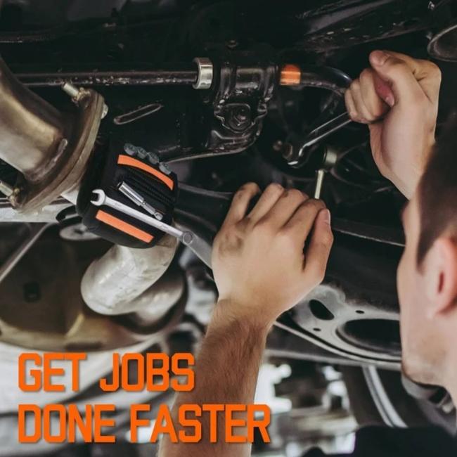 Wristband with Strap Strong Magnets Holds Nails Drill Bit Nuts Storage