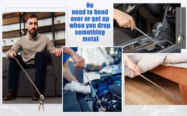 Flexible Inspection Tool with LED Light for Car Repair Magnetic Pick up Tool