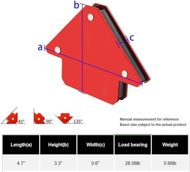 Arrow Welding Magnet, Welding Magnet Set for Metal Working