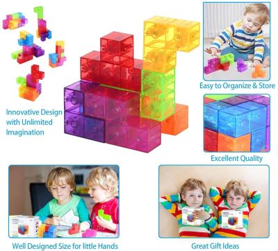 Cina Cubo di Rubik Magnetico 3D Cubo di puzzle magnetico set di 7 forme multiple per bambini in vendita