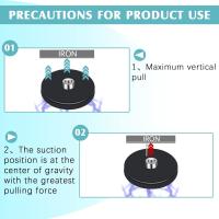 China OEM/ODM Rubberized Magnet Mount Base With Threaded Nuts Bolts for sale