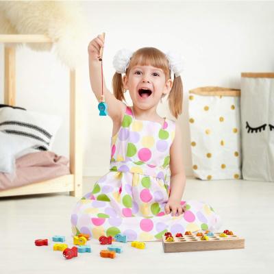 Cina STEM Learning Legno Magnetico Pesca Gioco Montessori Lettere Cognizione Gioco in vendita
