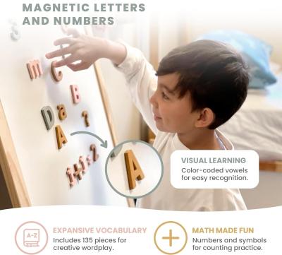 Cina 135PCS Lettere e numeri magnetici in schiuma morbida per bambini in vendita