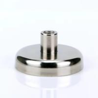 China Strong Permanent  Neodymium Pot Magnet Internal Thread Bolt Bush Mounting Thread for sale